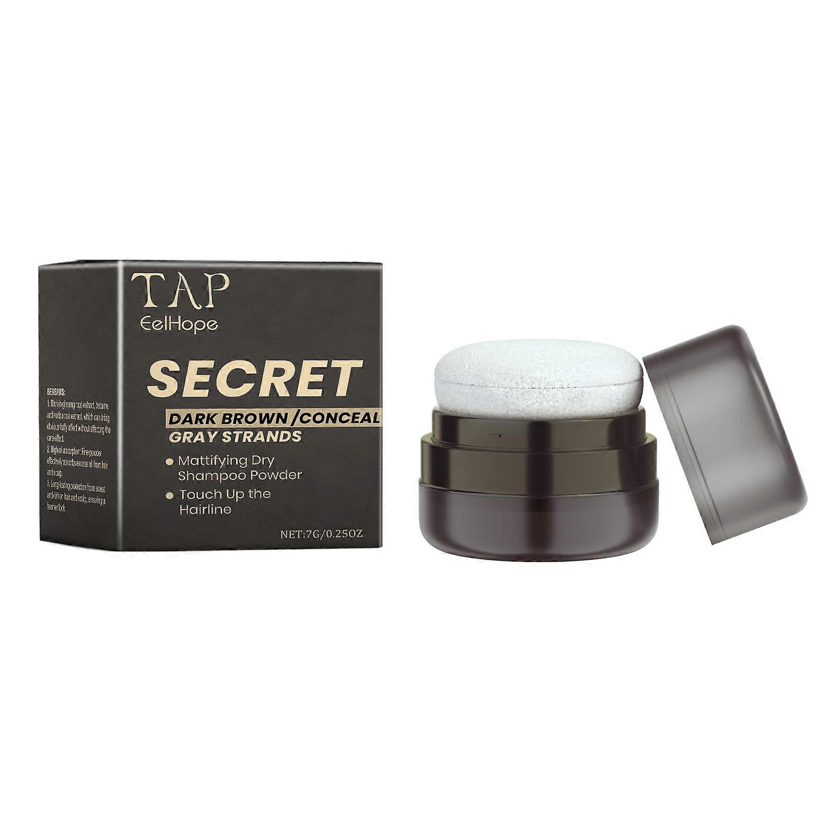 Dry Shampoo Fluffy Powder, Lazy Person Fluffy Bangs Oil Free Oil ...