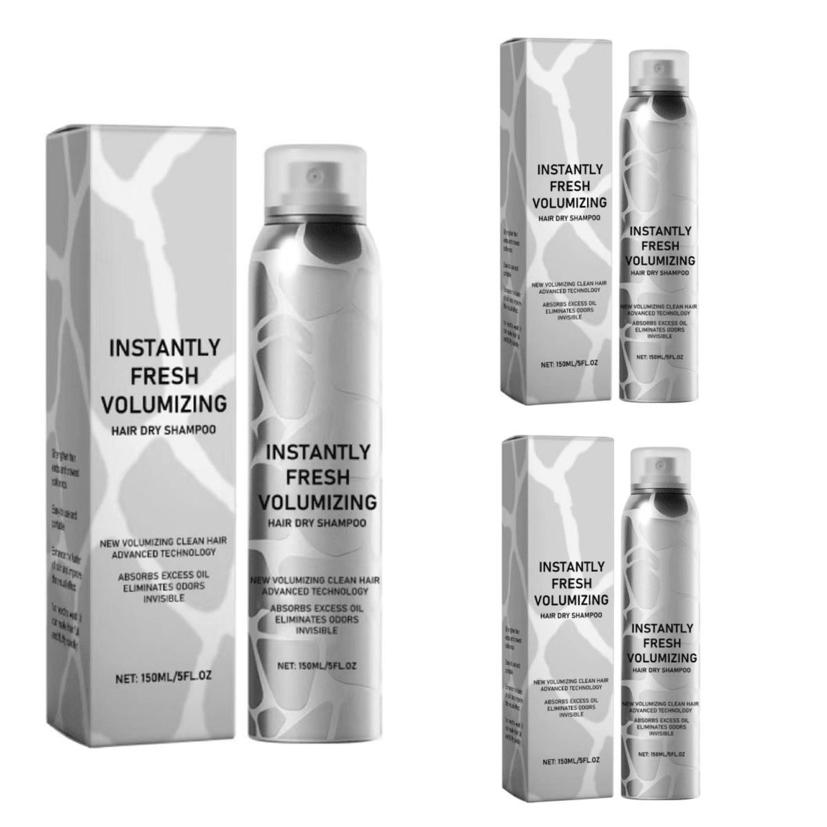 Dry Shampoo,Instantly Fresh Volumizing Hair Dry Shampoo,Volumizing Dry ...