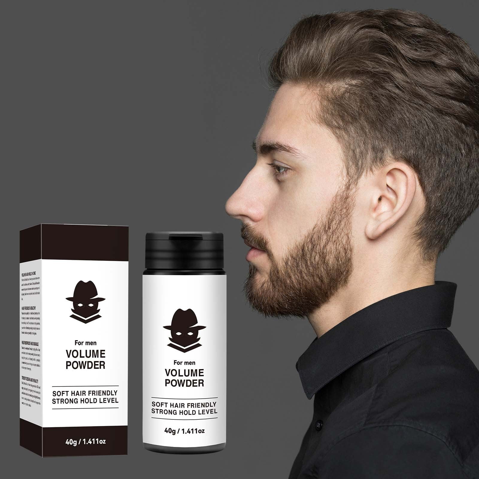 Dry Shampoo Powder for Bangs & Oily Hair - 40g Leave-in Hair Powder for Quick Oil Absorption ...