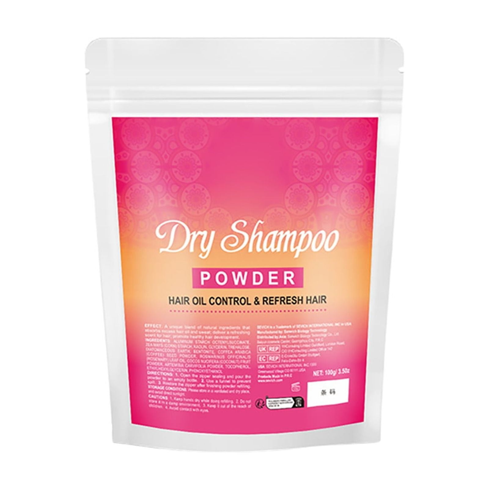 Dry Shampoo Powder Fresh & Mild (100g) And Non Rinseable Shampoo For ...