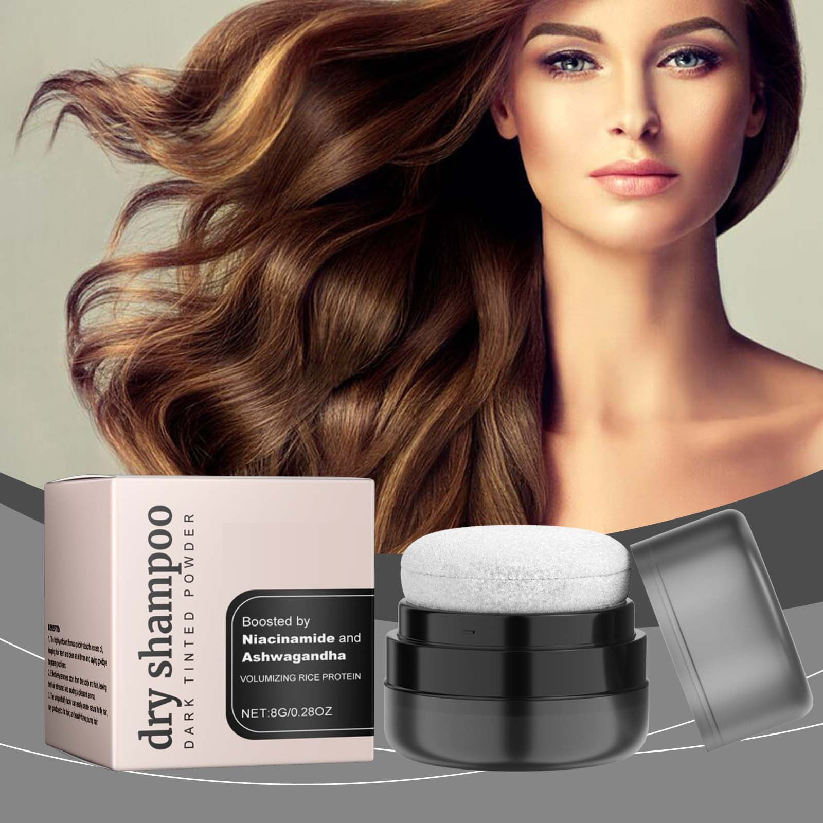 Dry Shampoo Powder | Hair Degreasing No-Wash Formula | Oil Absorbing ...