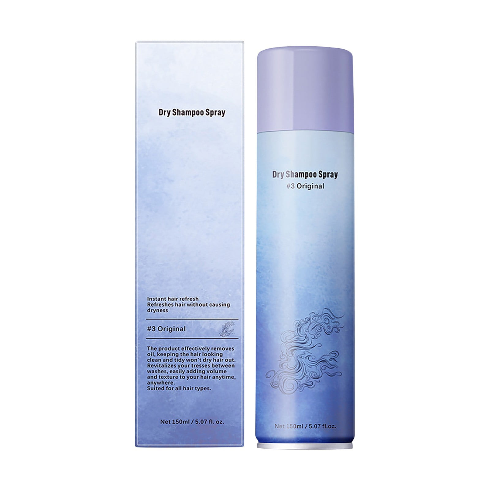 Dry Shampoo Remove Oil Volumizing Light and Refreshing Long-lasting Dry ...