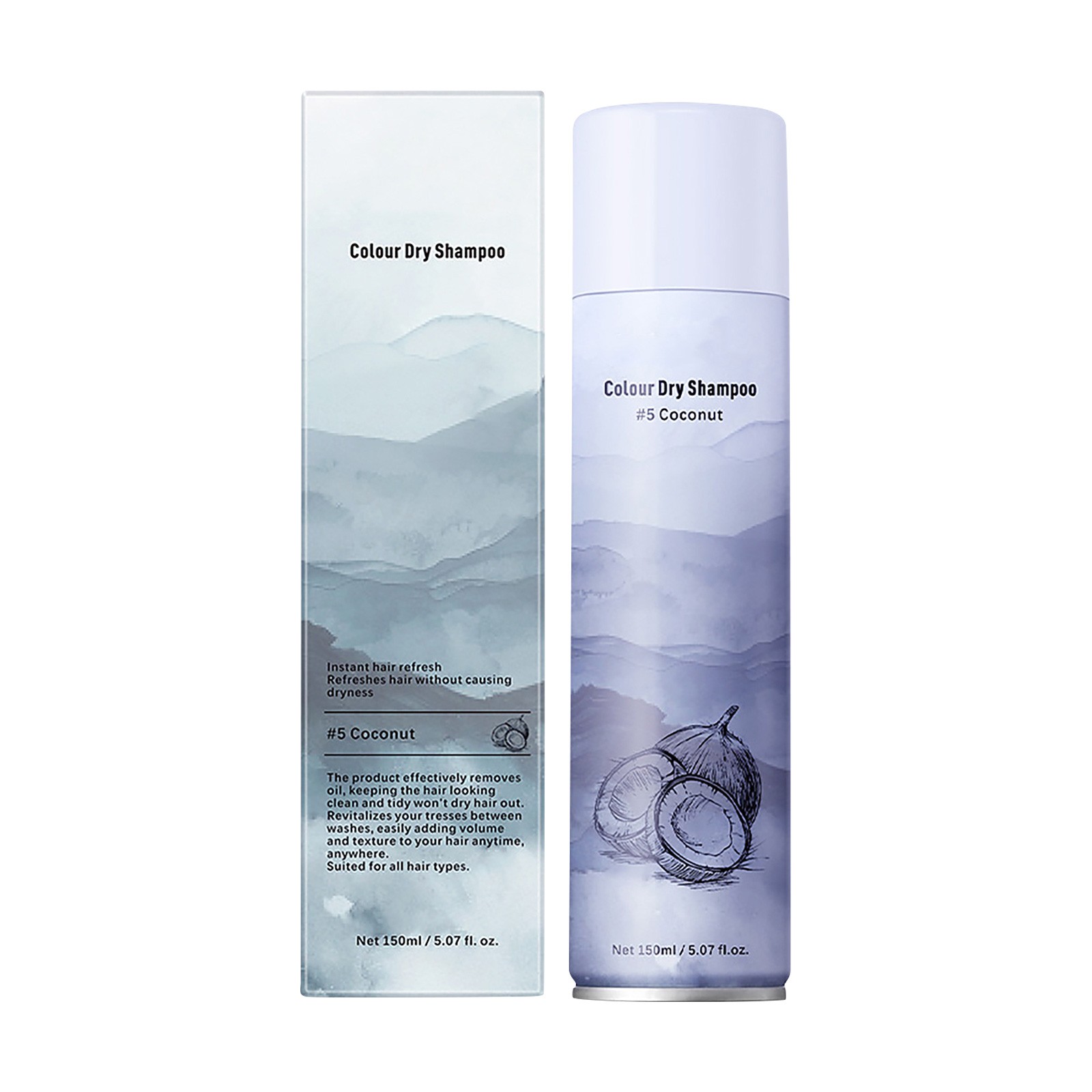 Dry Shampoo Remove Oil Volumizing Light and Refreshing Long-lasting Dry ...
