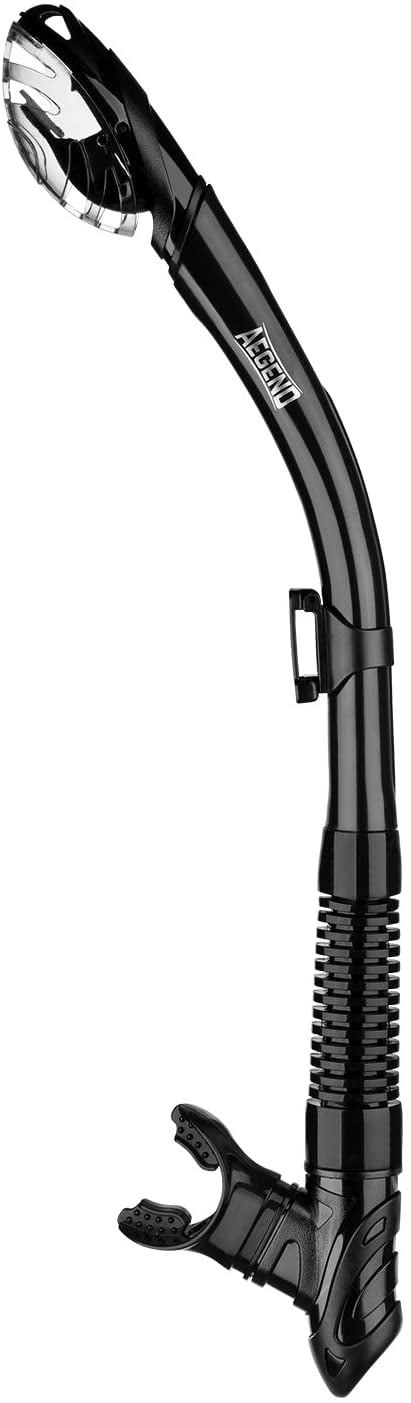 Dry Snorkel, Dive Mask Easy-Breath Free Diving Snorkel for Snorkeling ...