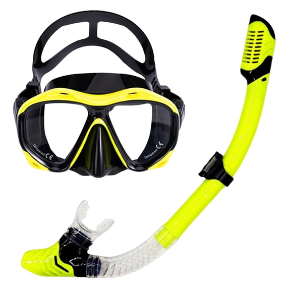 Dry Snorkel Set Anti-fog Scuba Diving Snorkel Kit Swim Dive Sport ...
