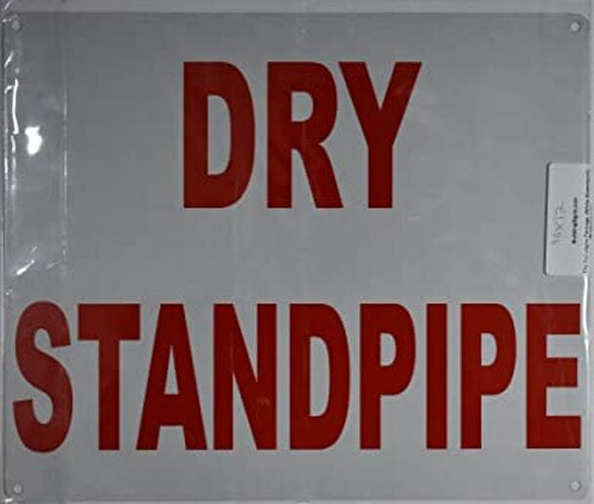 Dry Standpipe Sign Dry Stand Pipe Sign (Rust Free Aluminium,Reflective ...