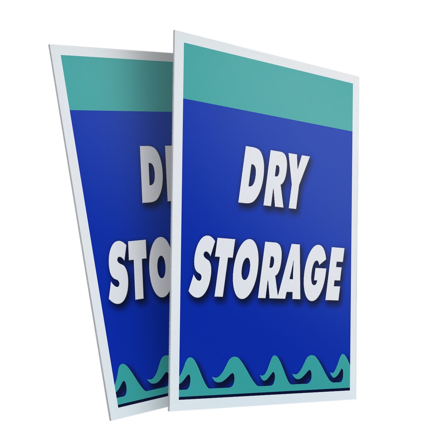 Dry Storage (2-PACK) 24" x 36" Plastic Signs | Sign Insert 4mm ...