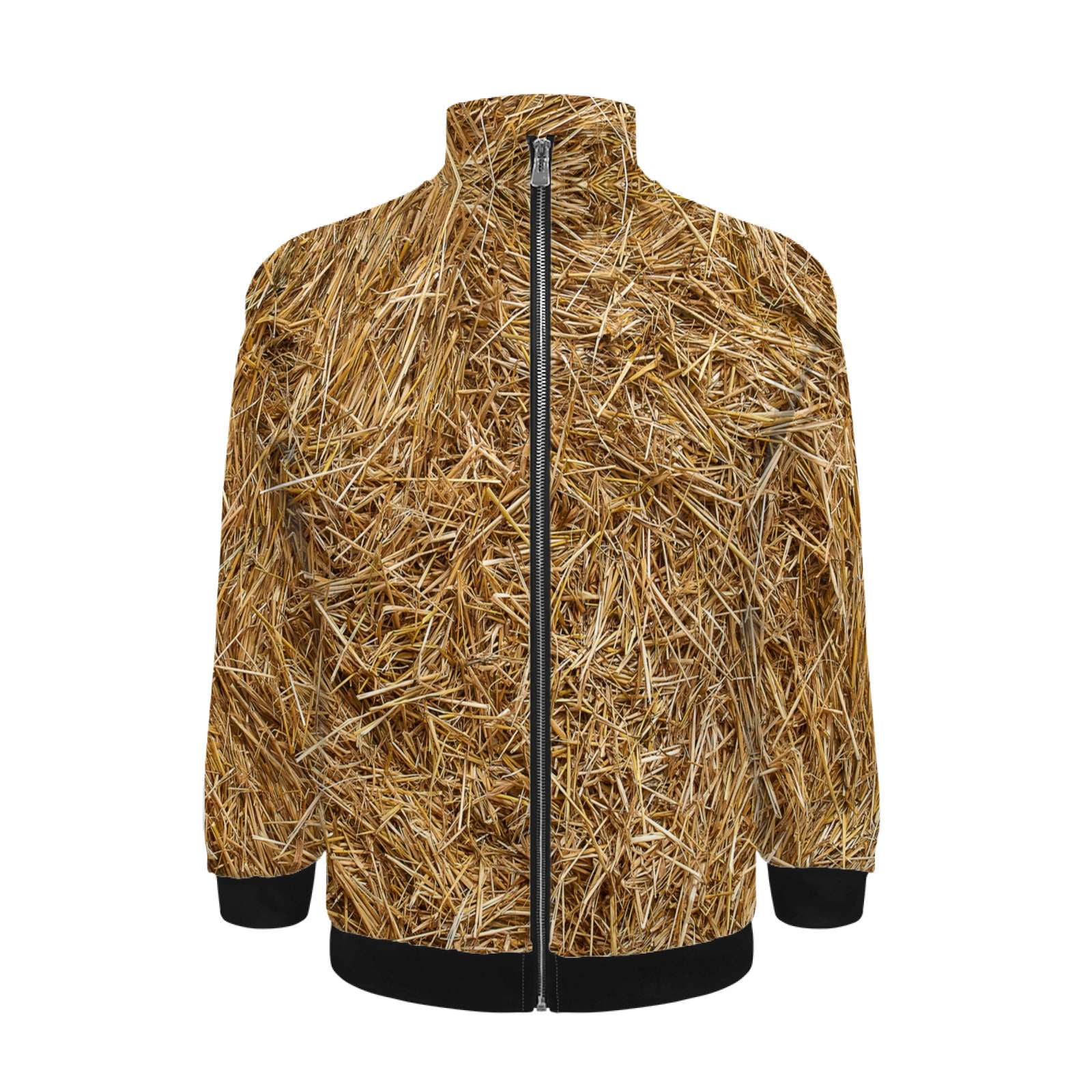 Dry Straw Jacket Men's Street Cool Long Sleeves Coat Personality Tops ...