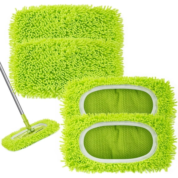 Dry Sweeping Cloths Microfiber Wet Mop Pads Compatible with Sweeper Mop ...