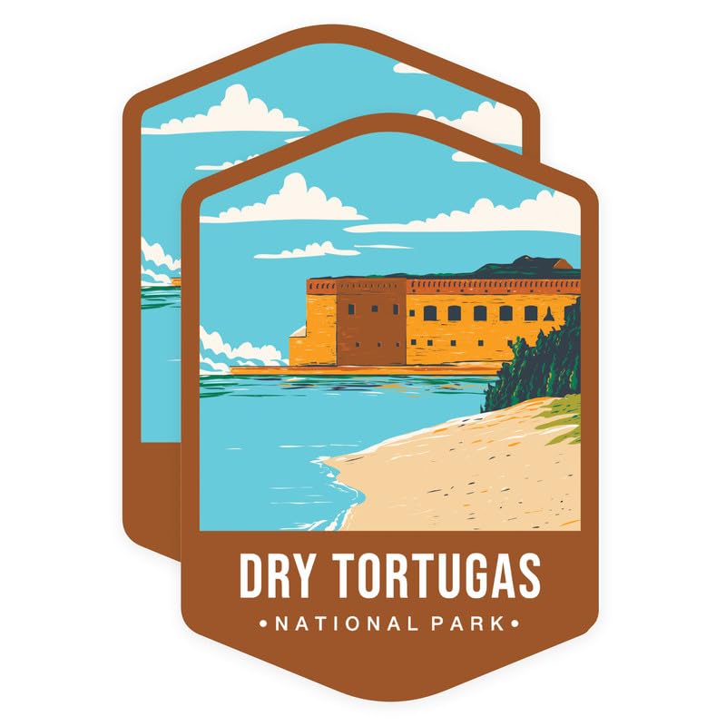 Dry Tortugas National Park Bumper Sticker - US National Park - 5 Inches ...