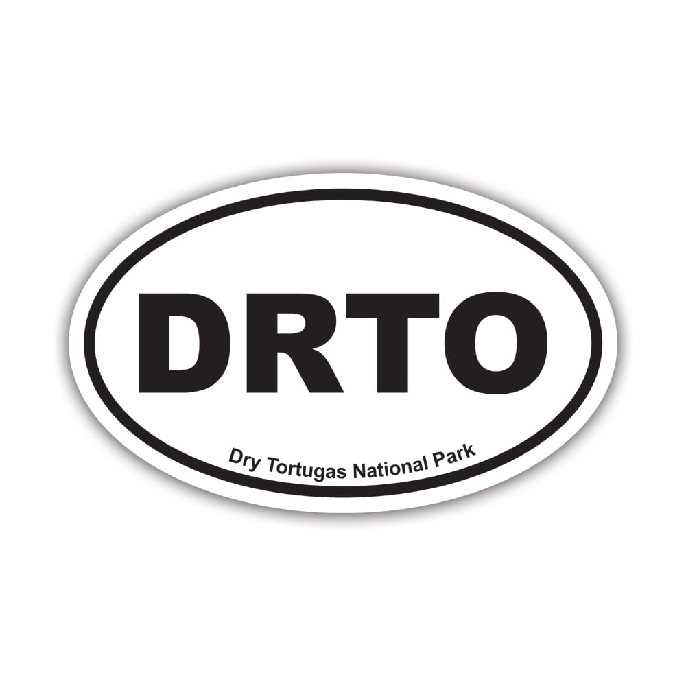 Dry Tortugas National Park DRTO Oval Sticker Decal - Self Adhesive ...