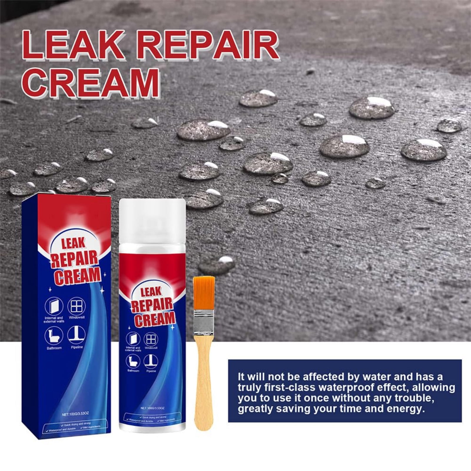 Windshield Crack Repair, Roof Sealant Waterproof with 100Ml Leak Repair ...