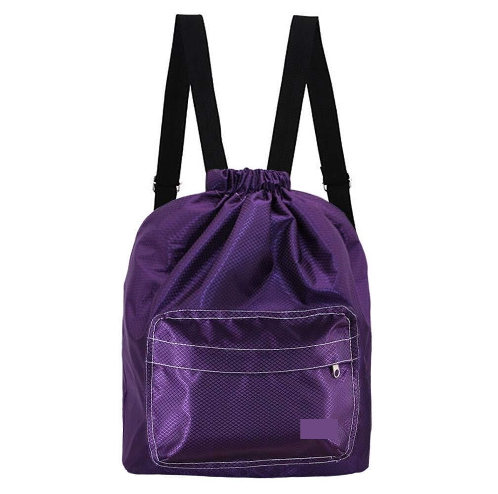 Dry Wet Separated Swimming Bag Portable Drawstring Backpack Waterproof ...