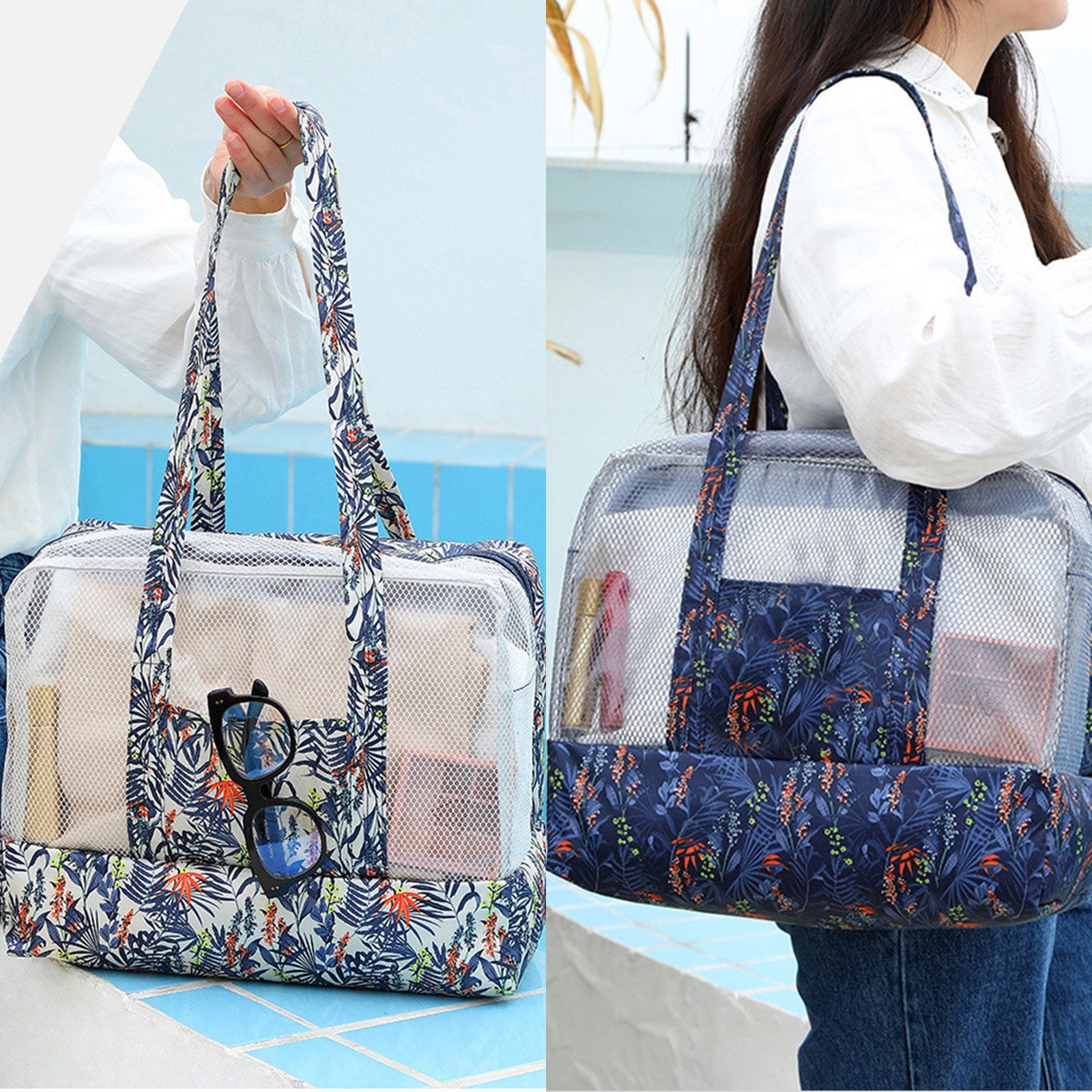 Dry & Wet Separation Swim Bag, Beach Vacation Travel Gear, Waterproof ...