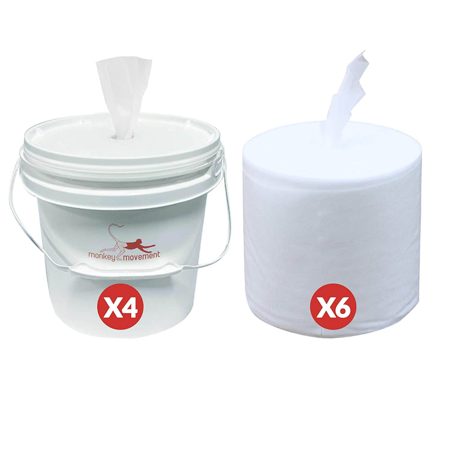 Dry Wipe Kit: 7200 Wipes (7" x 6"): Make Your Own Wet Wipes Using Your ...