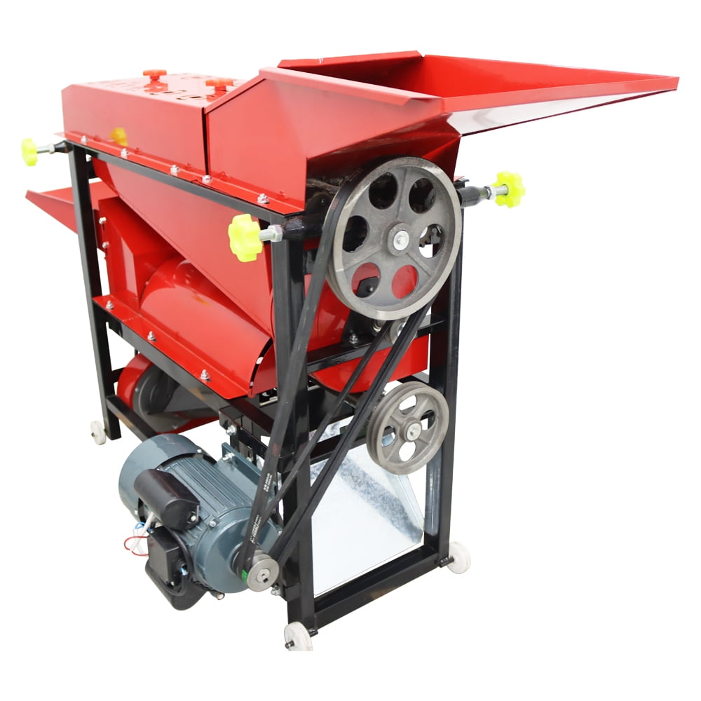Dry and Wet Corn Husking and Threshing Machine Electric Corn Thresher ...