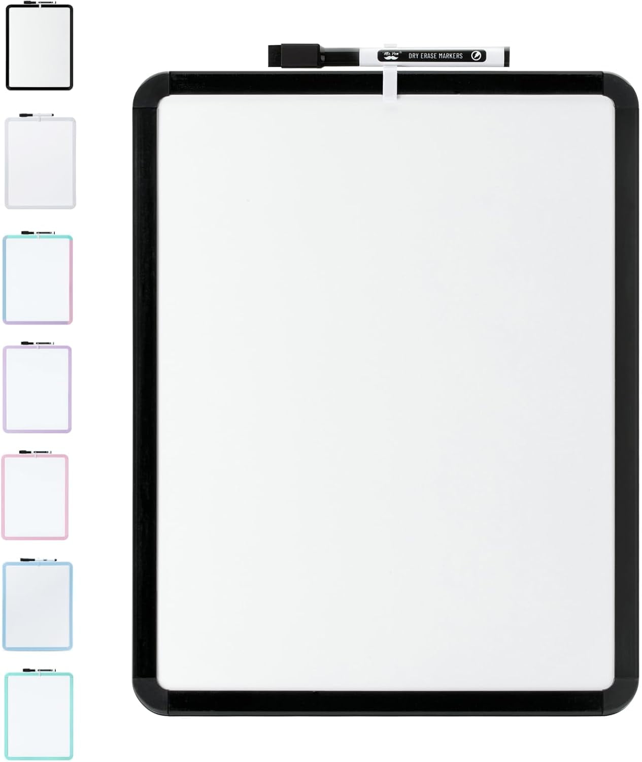 Dry-erase board, 14 "x 11" with black dry-erase markings, small mini ...