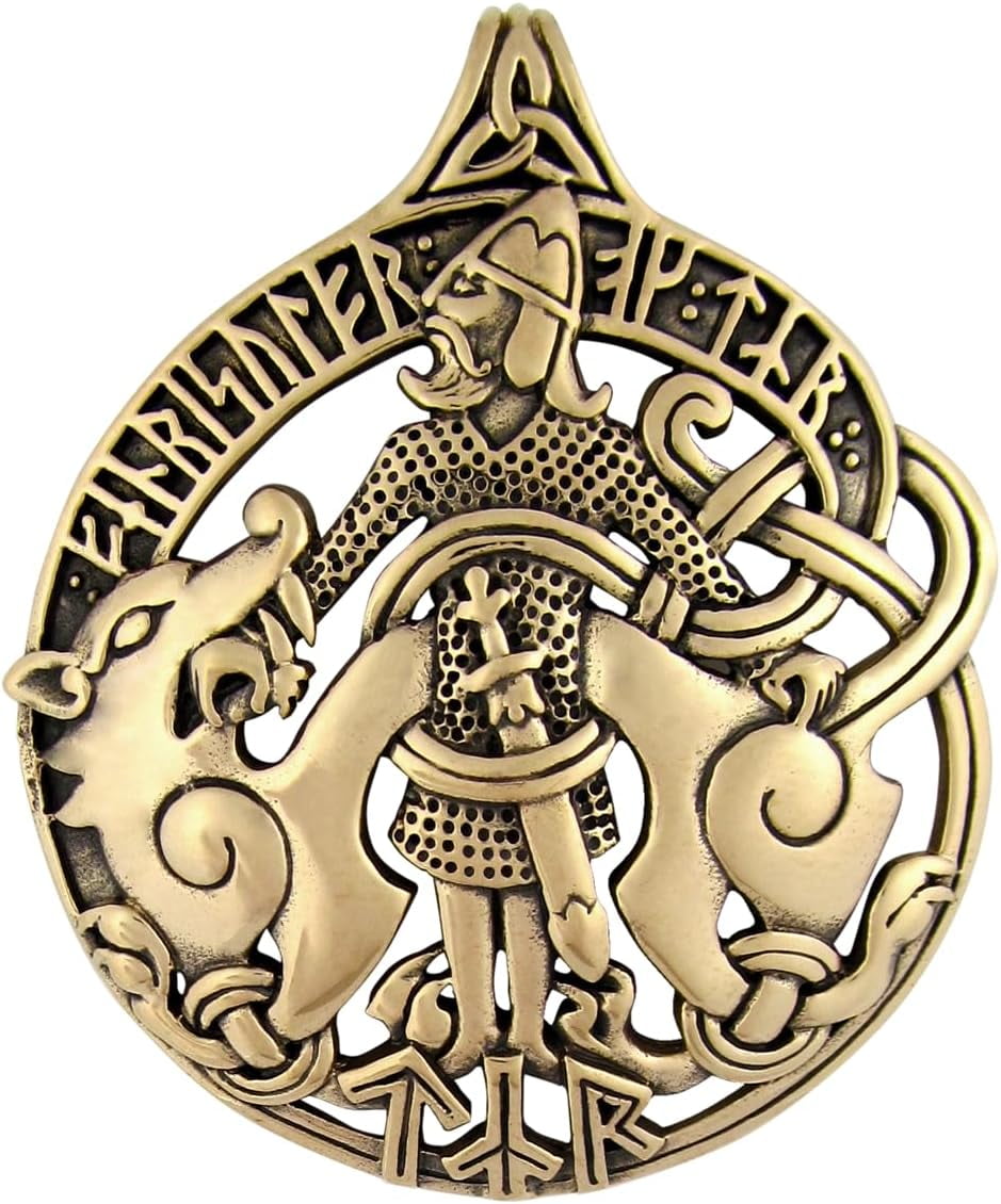 Dryad Design Norse Viking God Tyr Pendant - Bronze Tir Rune Jewelry, 1. ...