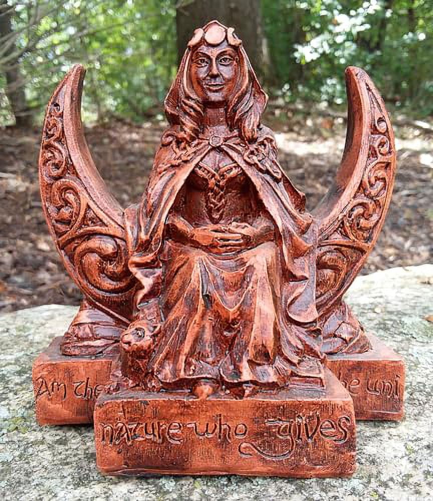 Dryad Design Wiccan Moon Goddess Statue - 5 inch - Pagan Witchcraft ...