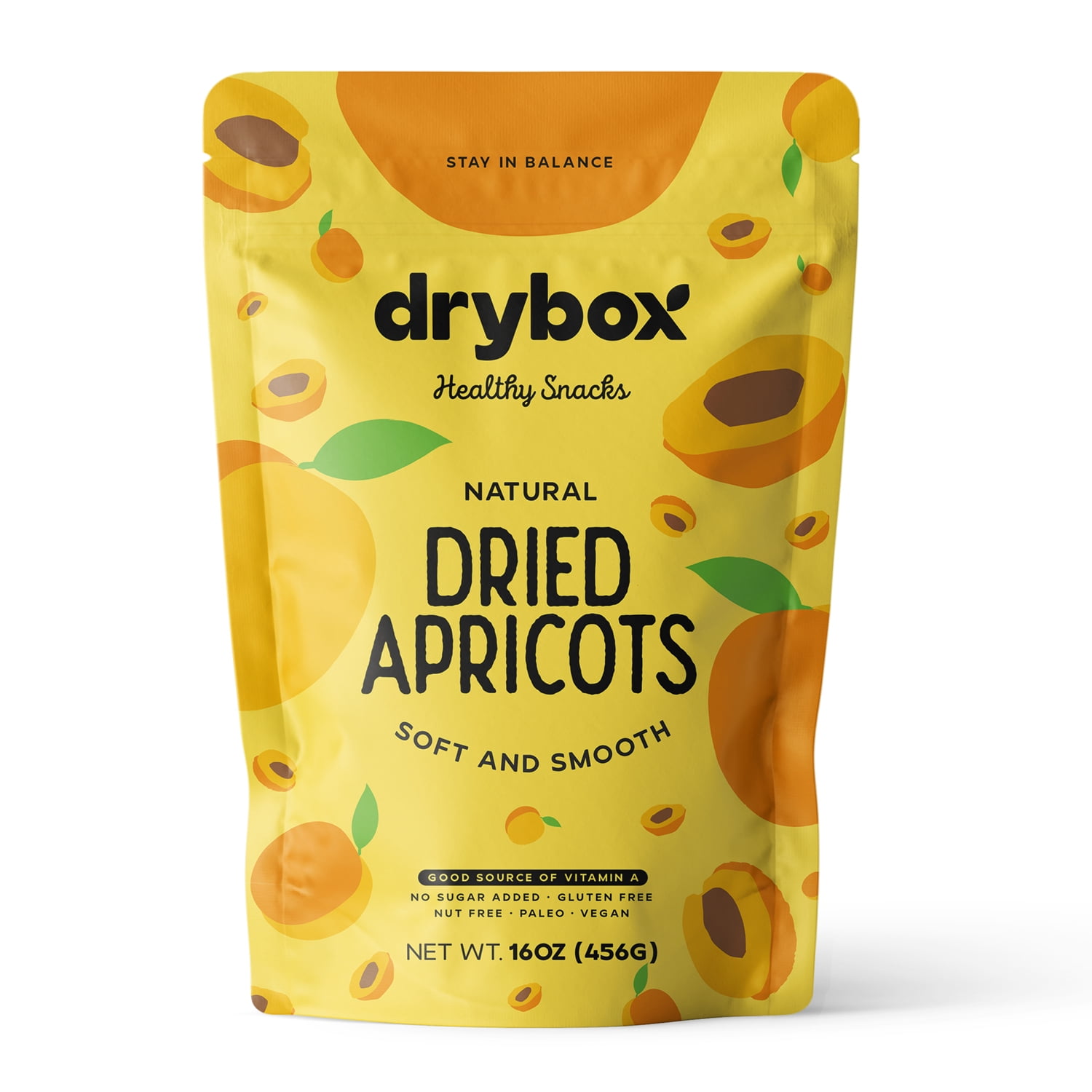 Drybox Dried Turkish Apricots No Sugar Added, Unsweetened Non-GMO | Dry ...