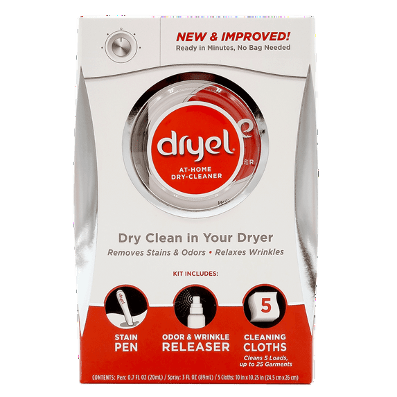 Dryel At-Home Dry Cleaner Kit - 5 Loads - Walmart.com