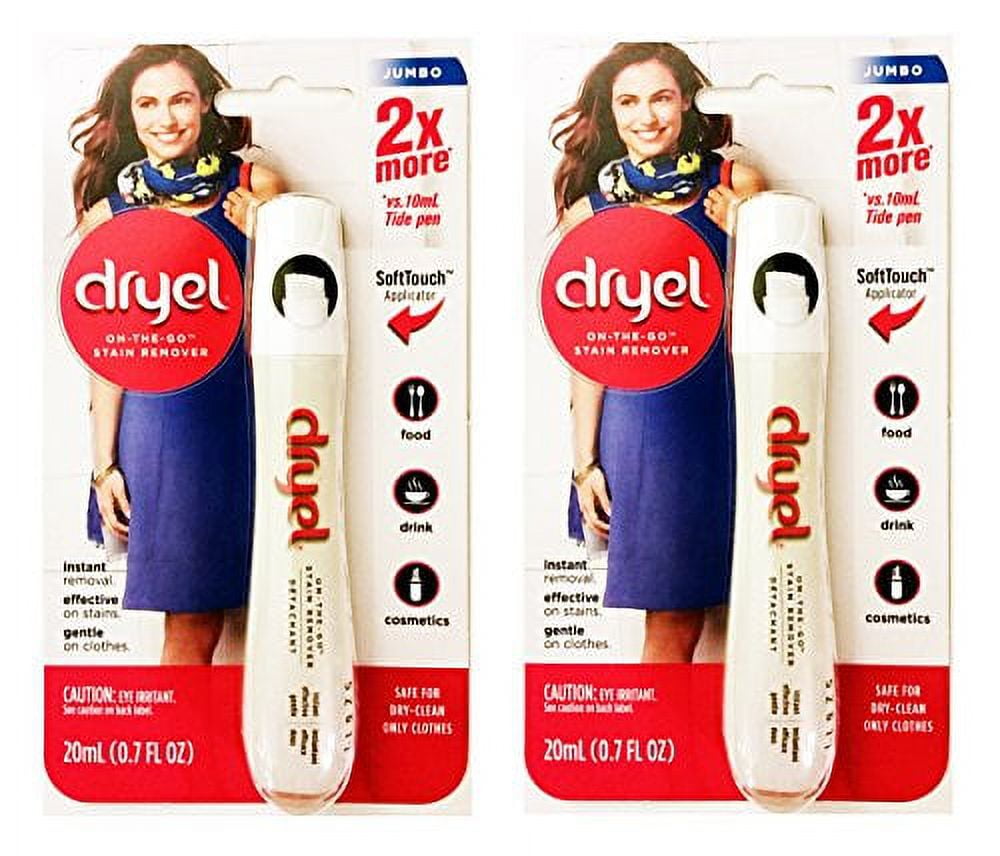 Dryel On The Go Stain Pen (Pack Of 2) - New Look! - Walmart.com