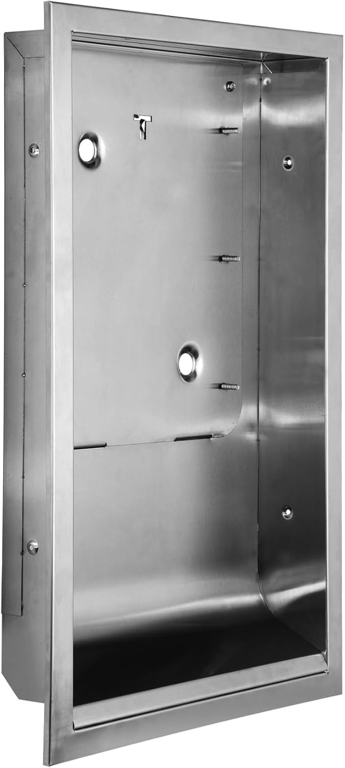 Dryer 40502 Stainless Steel Recess Kit Compatible with XLERATOR Hand ...