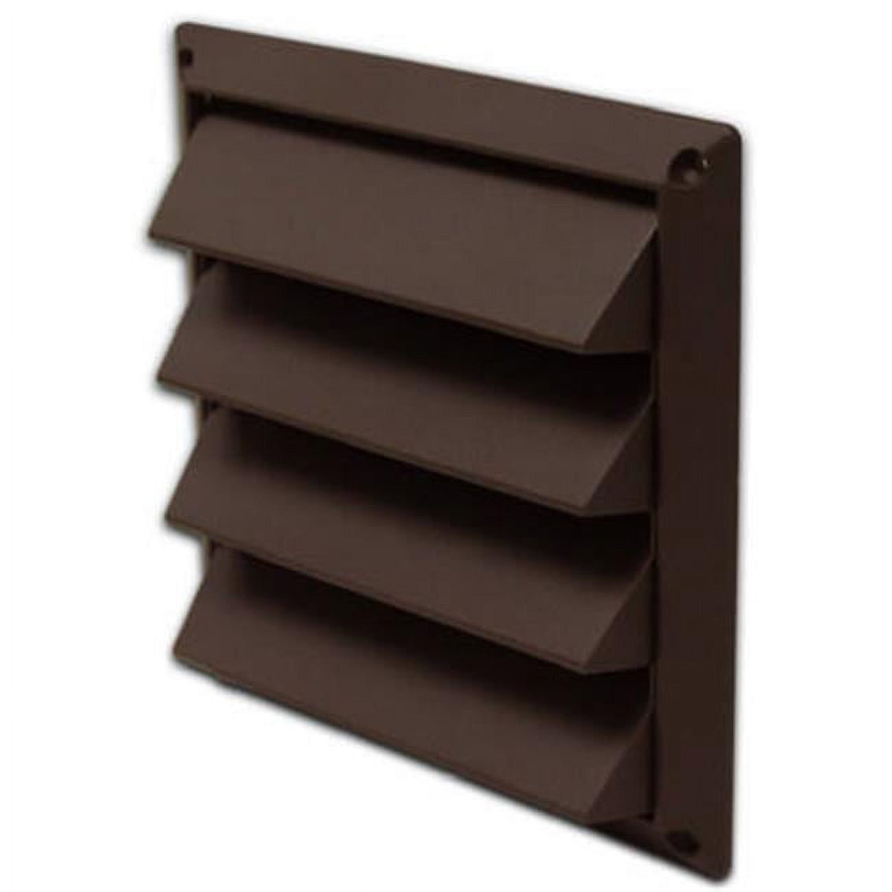 Dryer Air Intake Vent, Louver, Brown Plastic, 4", Lambro, 604B ...