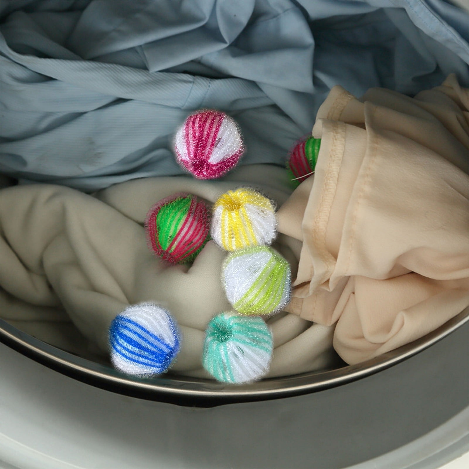 Dryer Balls for Clothing 6Pcs Clothes Antis-Winding Adsorption Hair ...