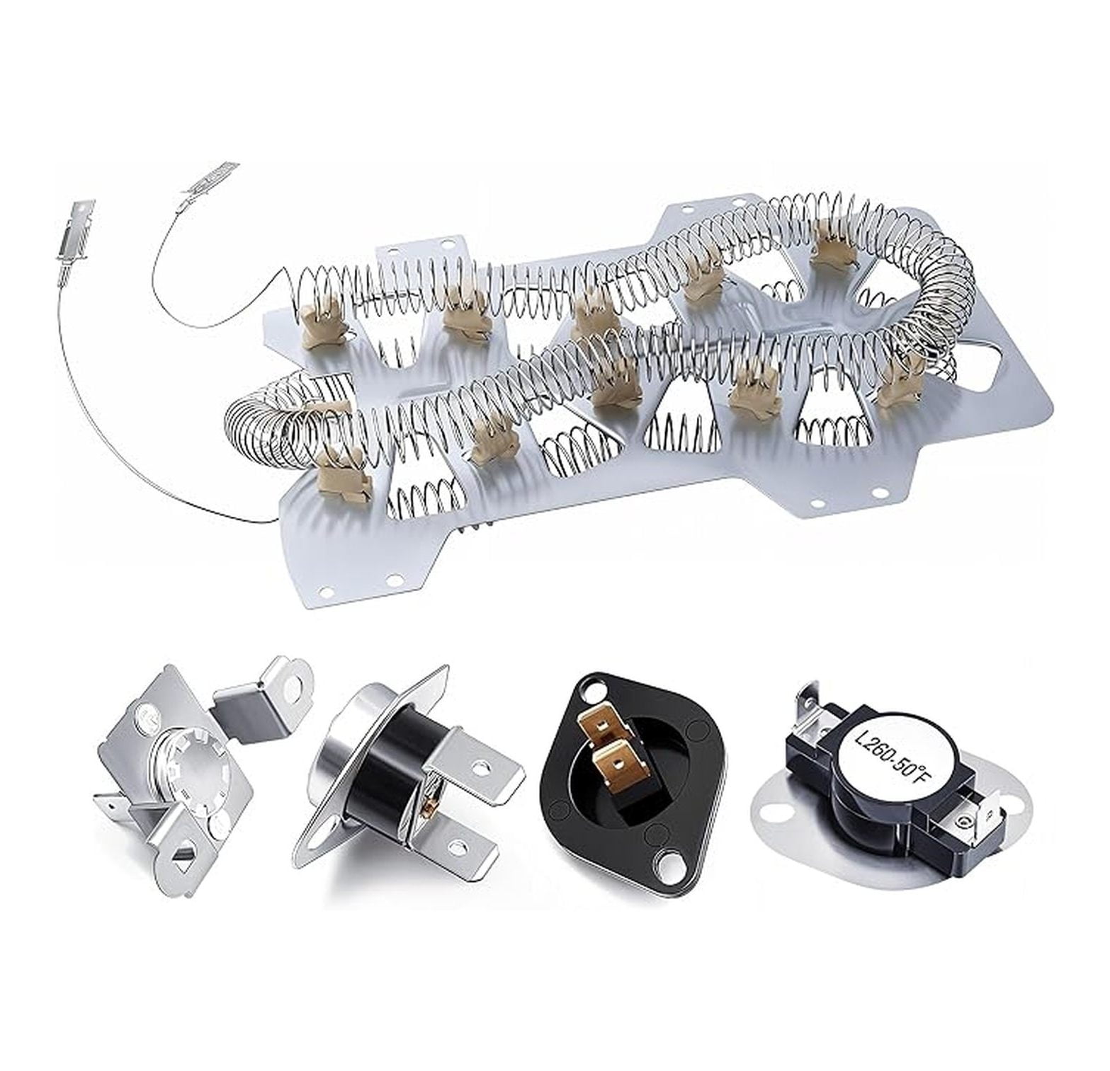 Dryer Heating Replacement Kit for DVE50M7450W/A3 DV405ETPASU/AA ...