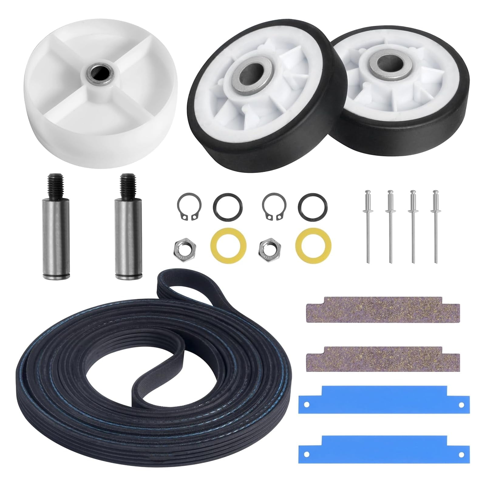 Dryer Repair Kit - 12001541 303373K Dryer Drum Roller Kit, 306508 Dryer ...