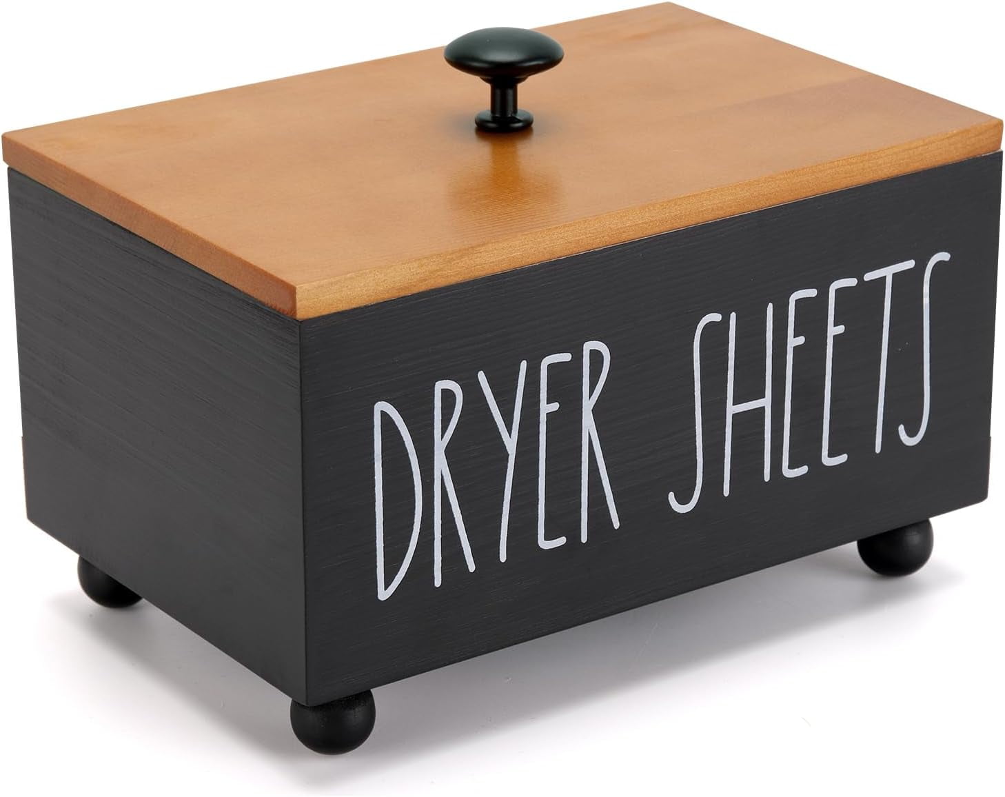 Dryer Sheet Box with Lid, Dryer Sheet Holder Dispenser Container ...