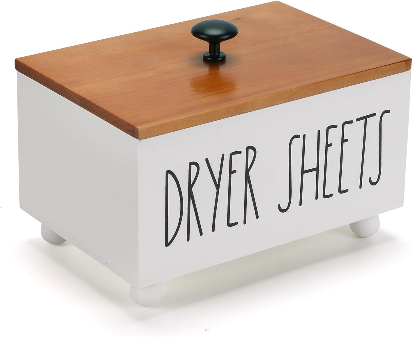 Dryer Sheet Box with Lid, Dryer Sheet Holder Dispenser Container ...