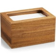 Dryer Sheet Holder, Acacia Wood Laundry Sheets Container, Laundry Room ...