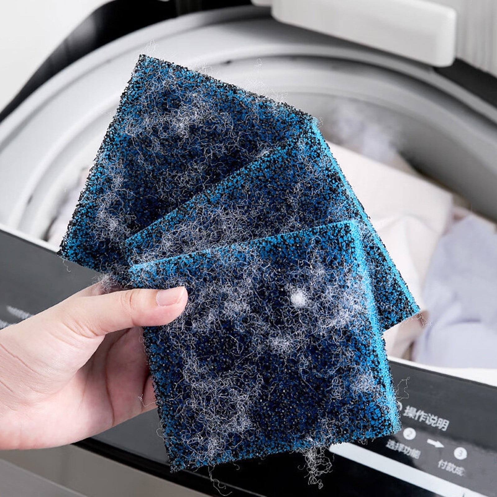 Dryer Sheets Pet Hair Remover,4PCS Pet Hair Remover For Laundry ...