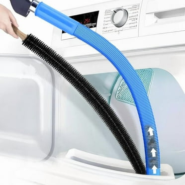 2-Piece Dryer Vent Cleaner Kit with Lint Brush, Vacuum Hose Attachment ...