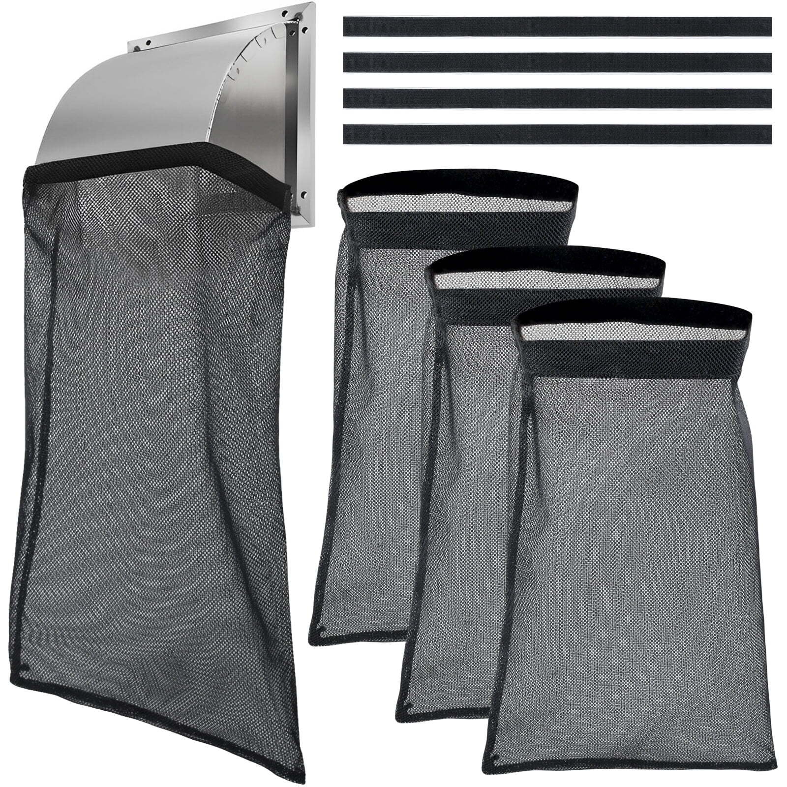 Dryer Vent Filter Lint Bags for Dryer Vent Outside (4 Count) WQ ...