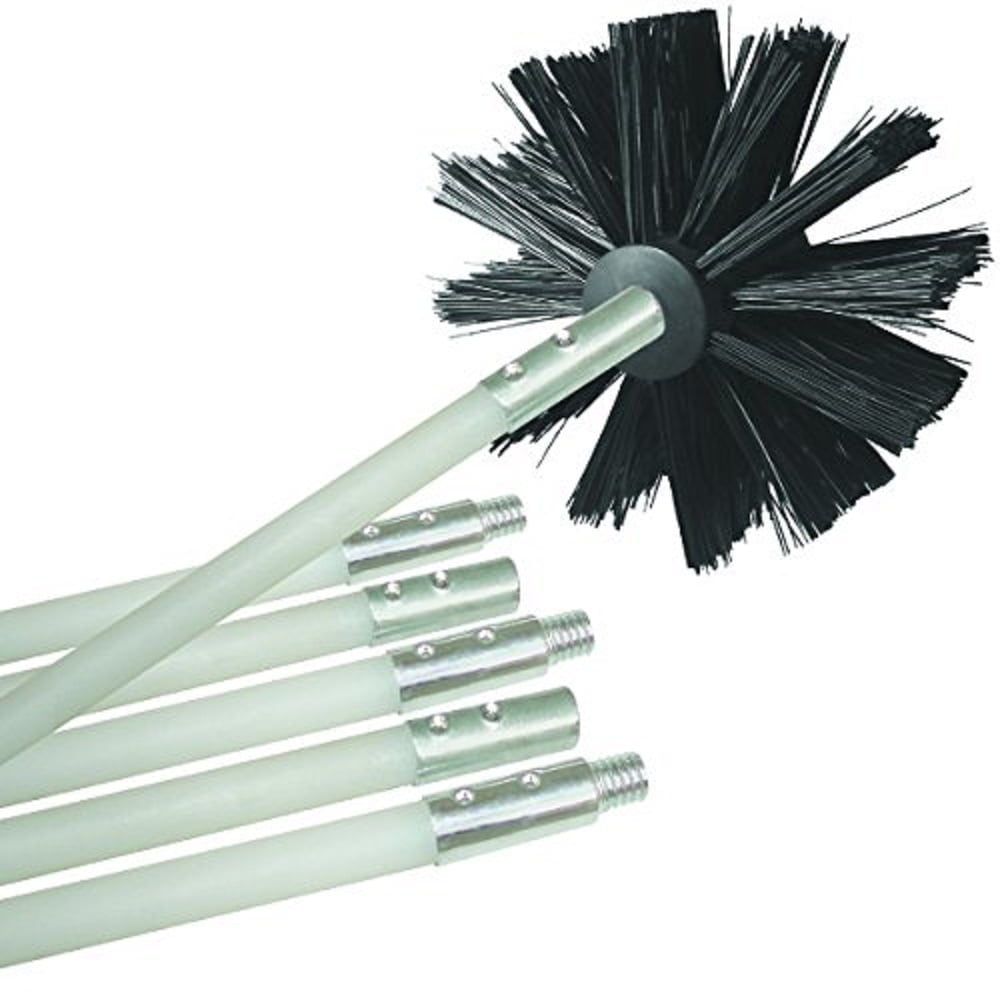 12' Flexible Dryer Vent Cleaning Kit with Drill, Lint Trap Remover ...