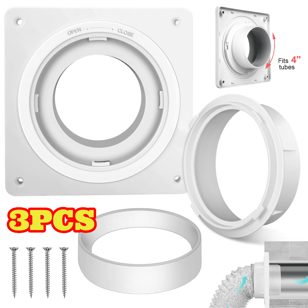 Dryer Vent Wall Plate, Dryer Vent Connector Kit Include Quick Connect ...