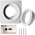 Dryer Vent Wall Plate with Quick Connect & Disconnect, Twist Lock Dryer ...