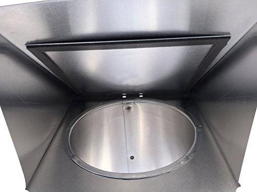 Dryer Wall Vent - Galvanized Steel - Heavy Duty Hooded Metal Caps for ...