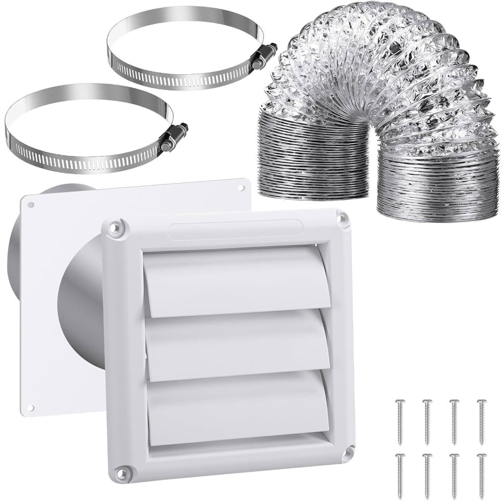 Dryer Wall Ventilation Duct Kits Dryer Vent Hose Connectors Wall ...
