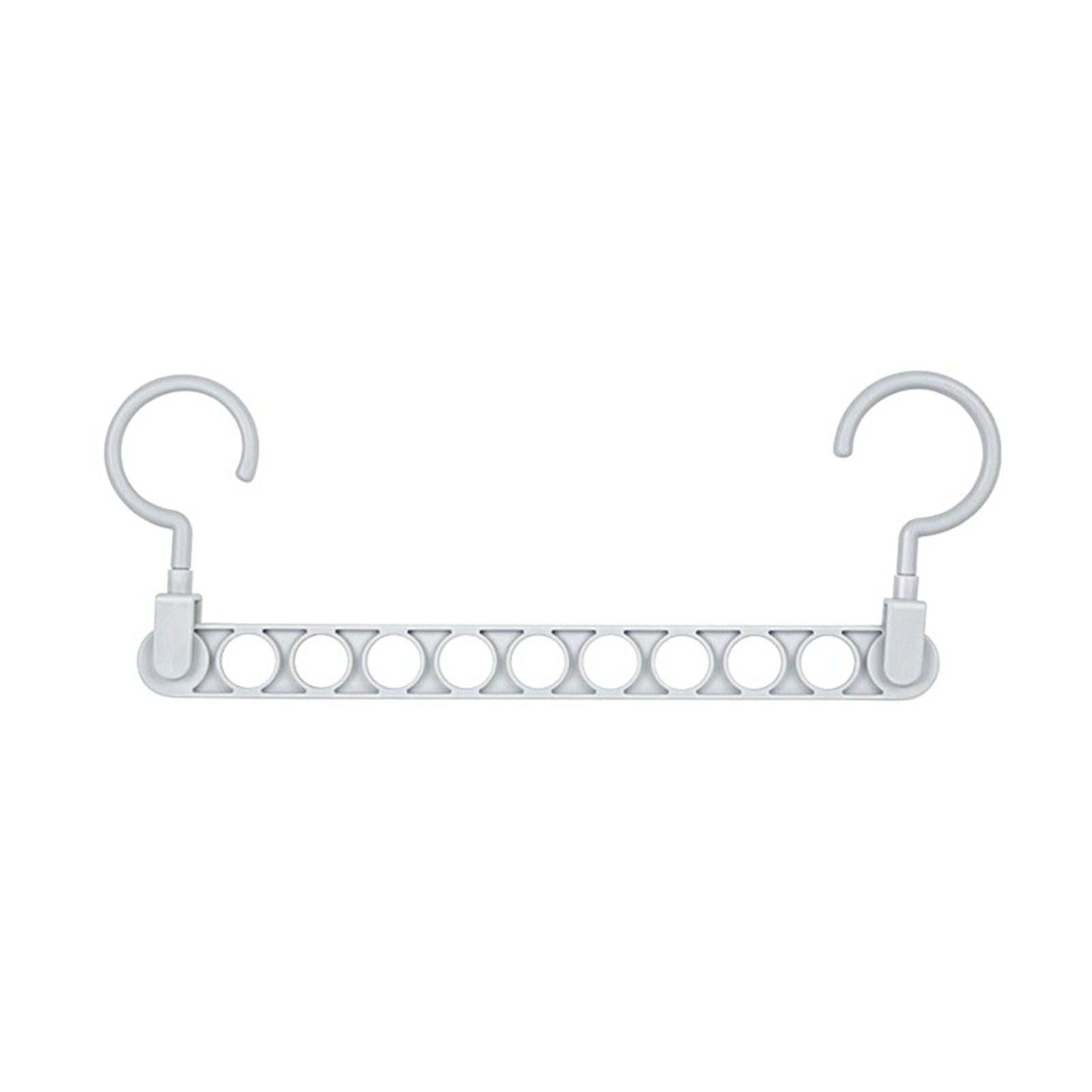 Drying Clothes Hanger 9 Holes Two Hook Design Portable Rotating Heavy ...