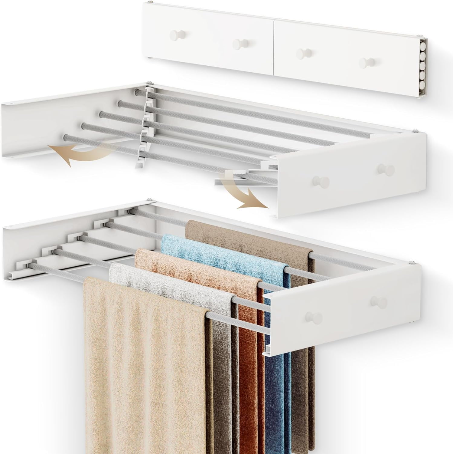 Drying Clothing Upgrade Clothes Drying Wall Mounted Laundry Drying Wall ...