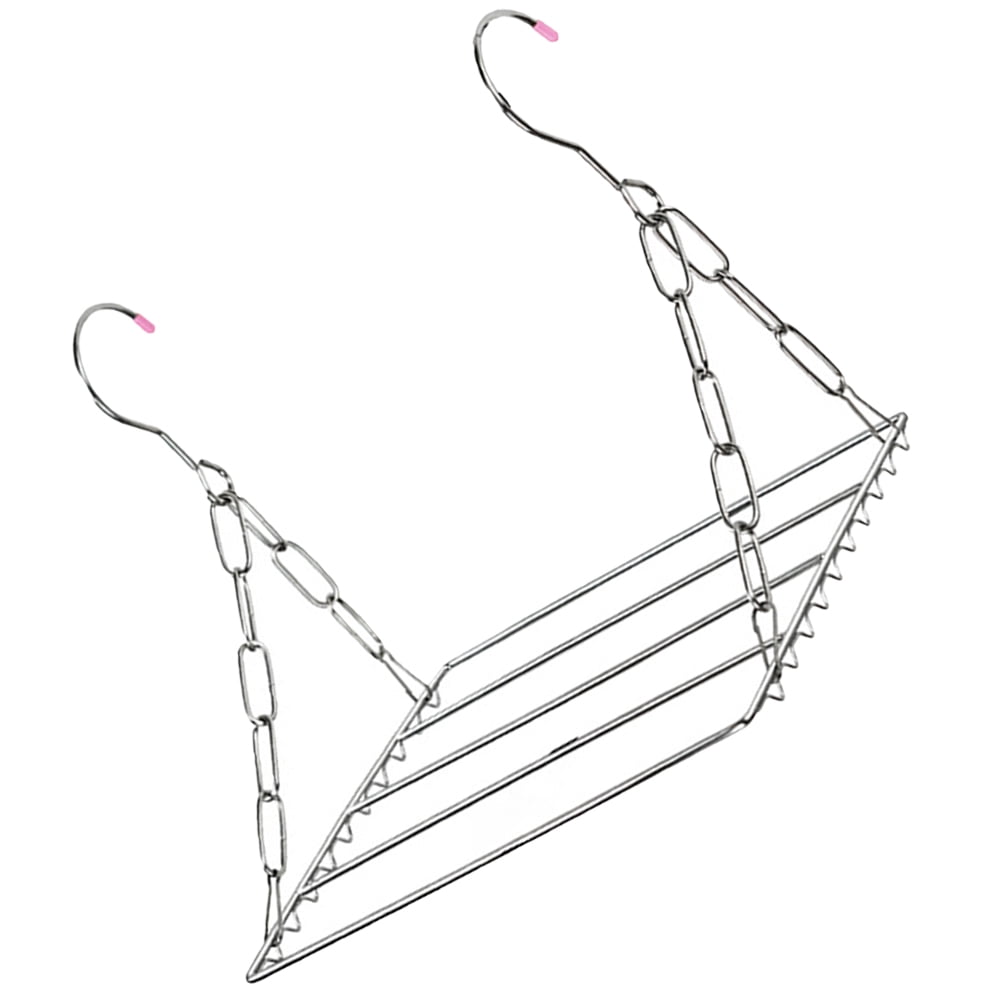 Drying Rack Clothing Foldable Rust-resistant Sports Bras Hangers ...
