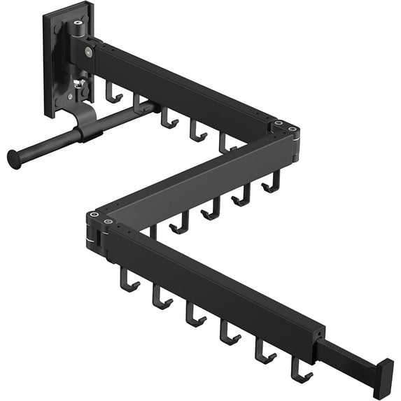 Drying Rack Clothing, Retractable Clothes Drying Rack,Wall Mounted ...