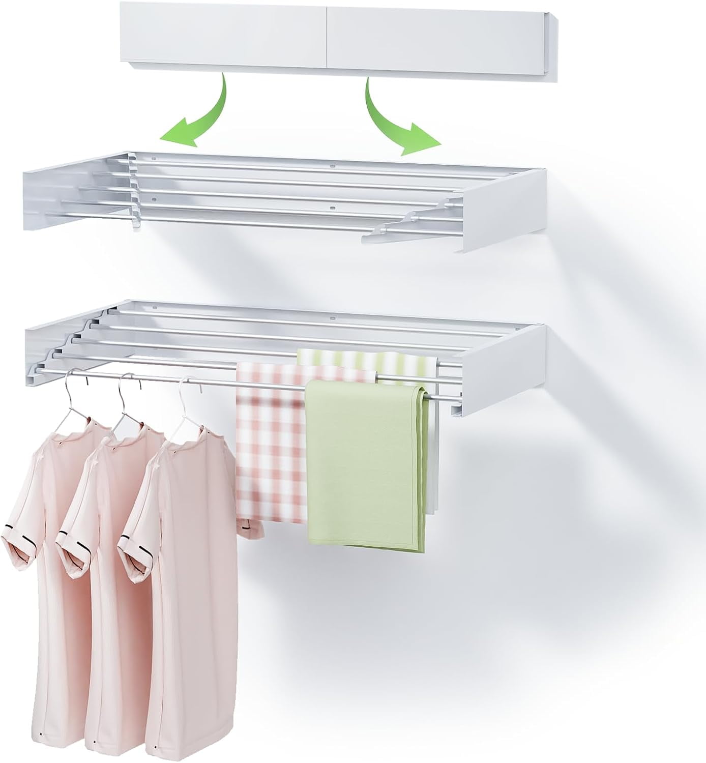 Drying Rack Clothing，Wall Mounted Drying Rack，Collapsible Drying Racks ...