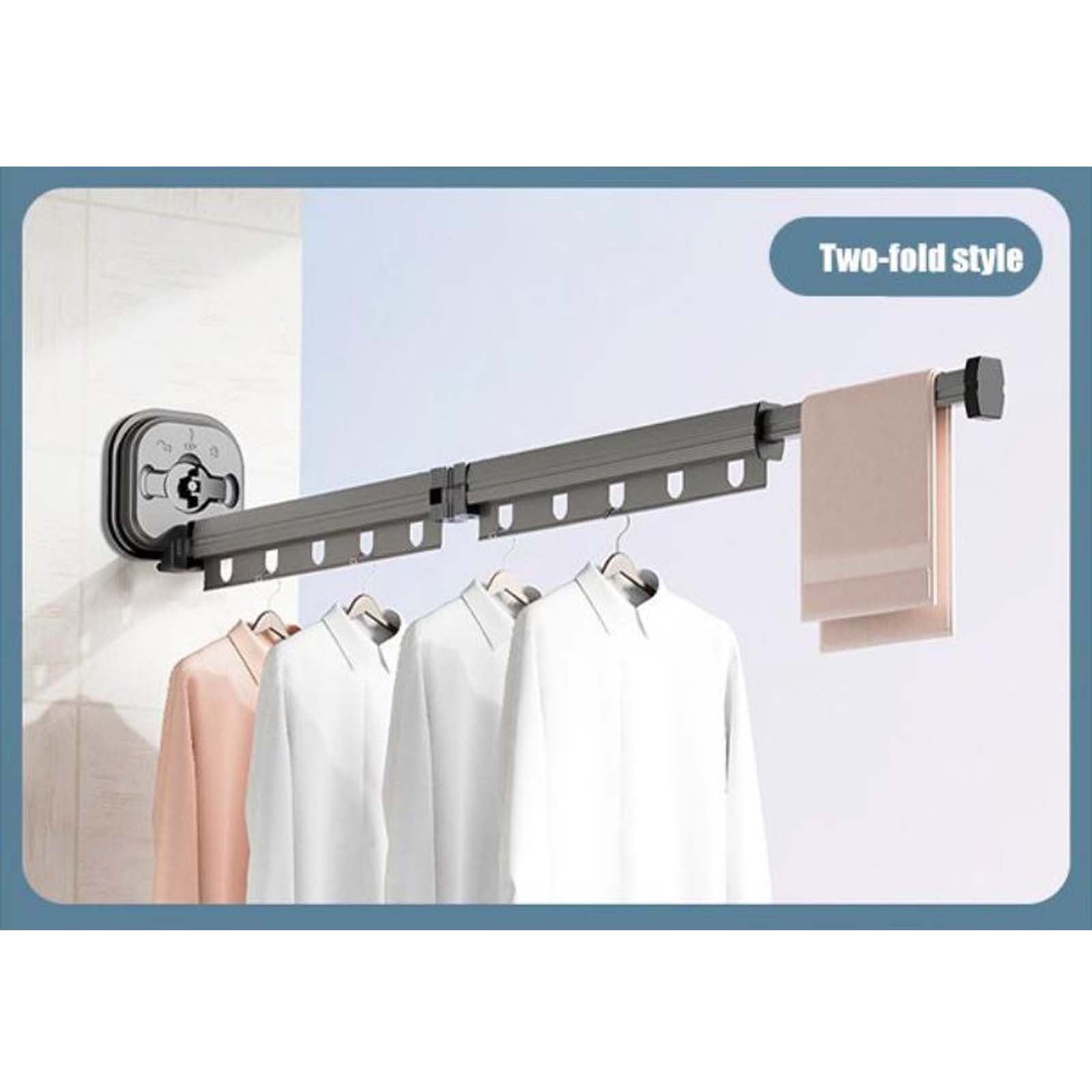 Drying Racks Suction-Wall Foldable Clothes Drying Rack,Non Perforated ...