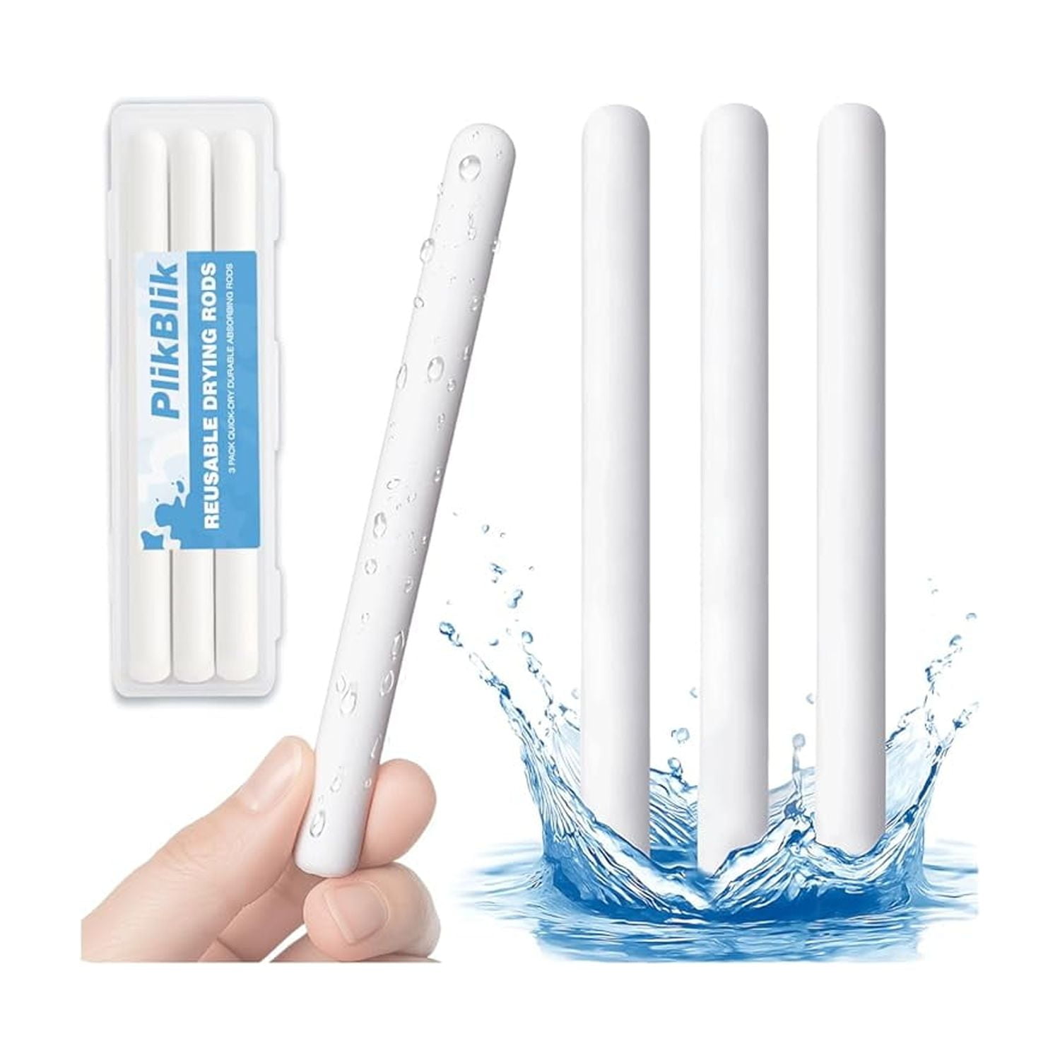 Drying Rod Stick for Toys, Reusable Diatom Desiccant & Deodorizer with ...