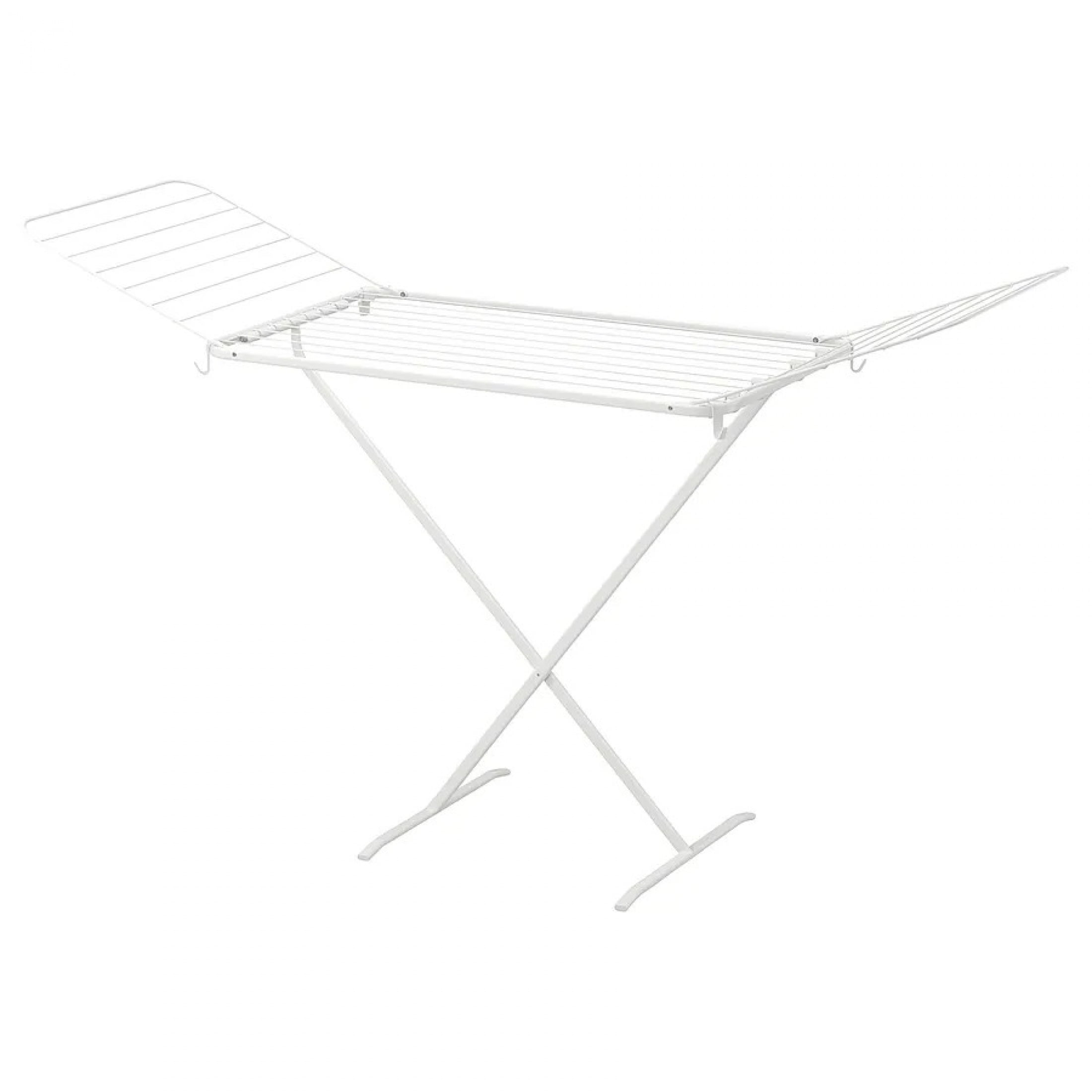 Drying rack, indoor/outdoor, white, Foldable Portable Laundry Rack for ...